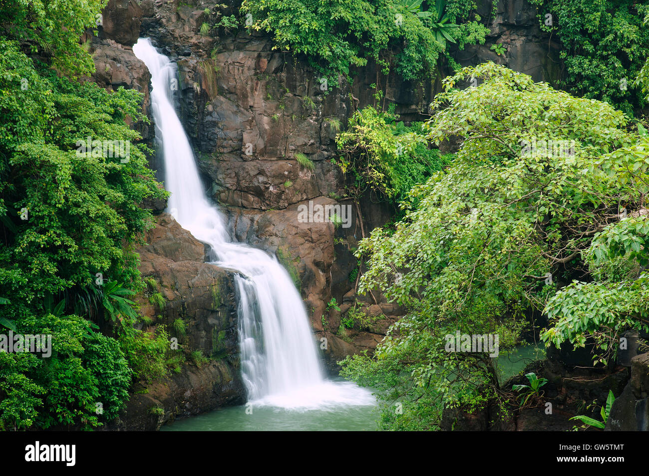 The image of Waterfall in Bhandardara, Maharashtra, western ghats ...