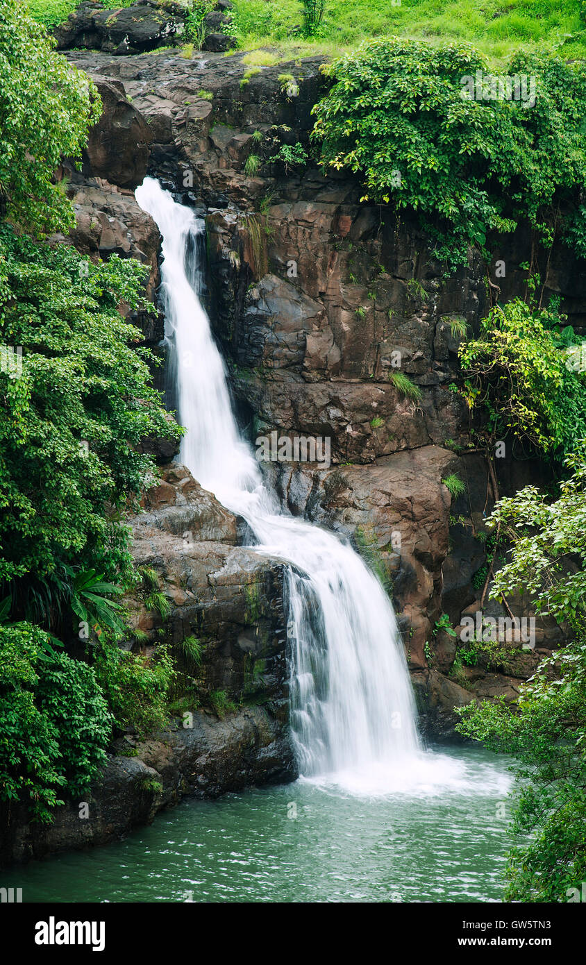 The image of Waterfall in Bhandardara, Maharashtra, western ghats ...