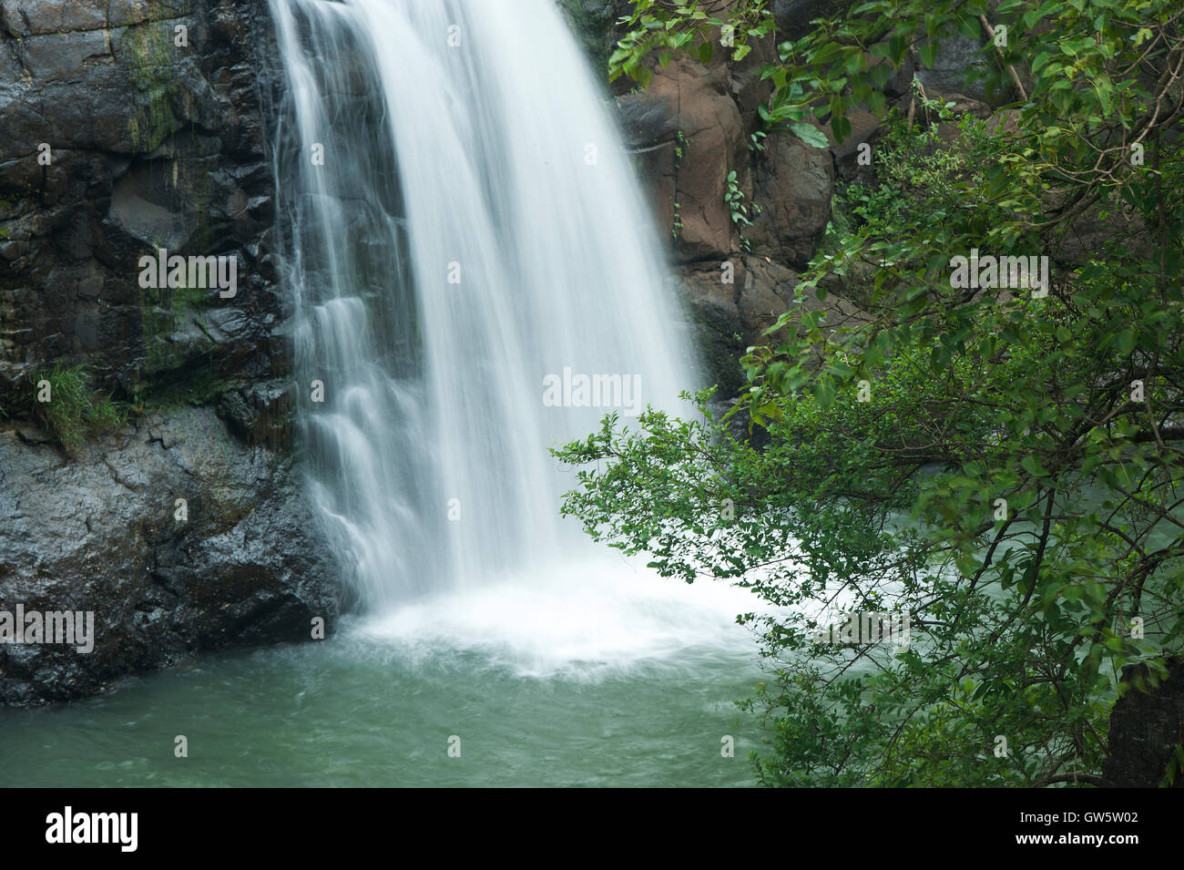 The image of Waterfall in Bhandardara, Maharashtra, western ghats ...