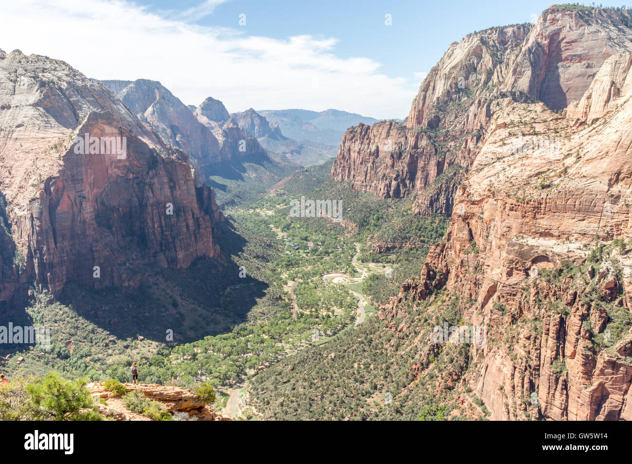 Angels Landing, Zion National Park, Utah, USA Stock Photo - Alamy