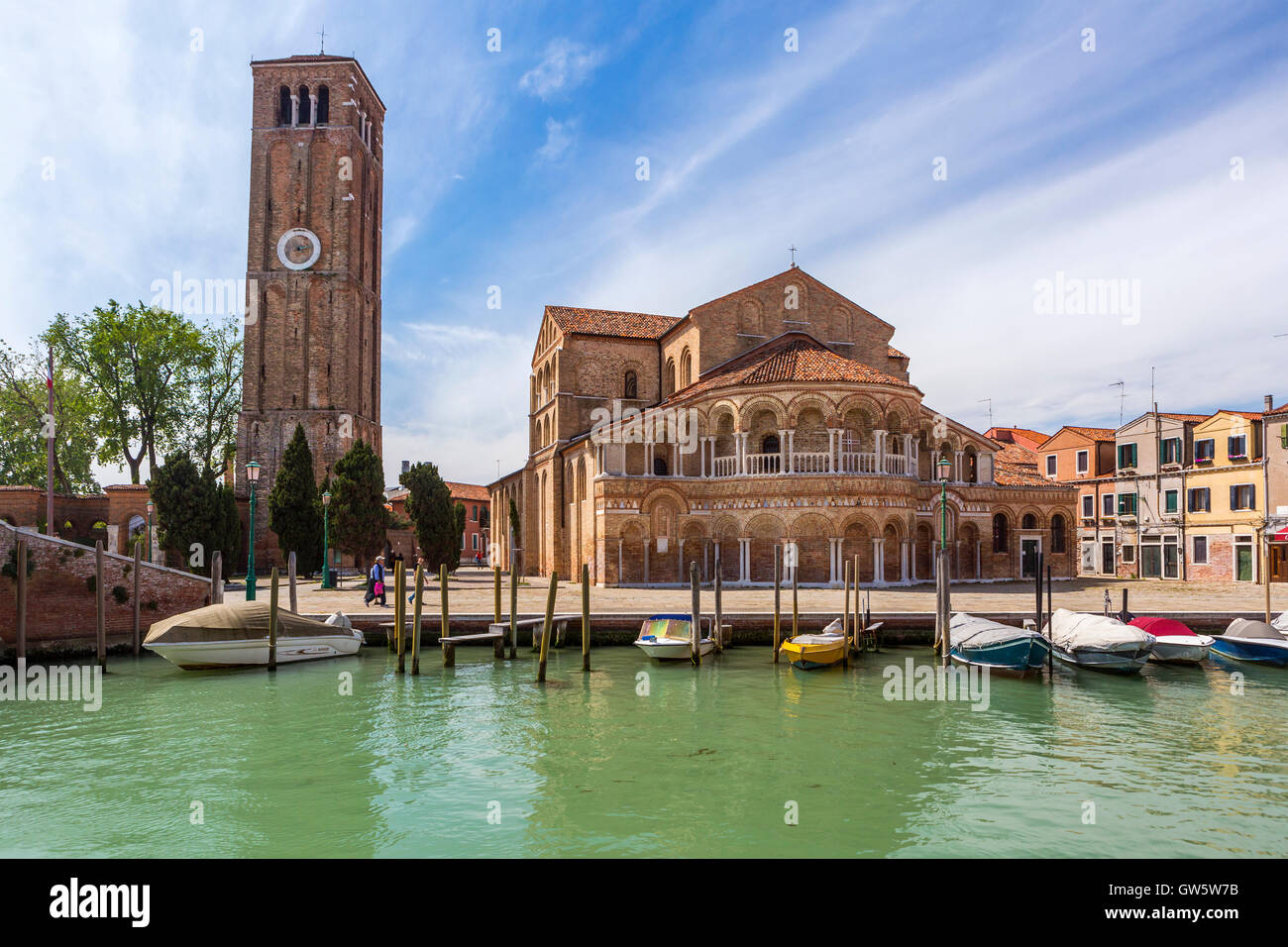 Church of Santa Maria e San Donato at Murano, Venice Lagoon district ...