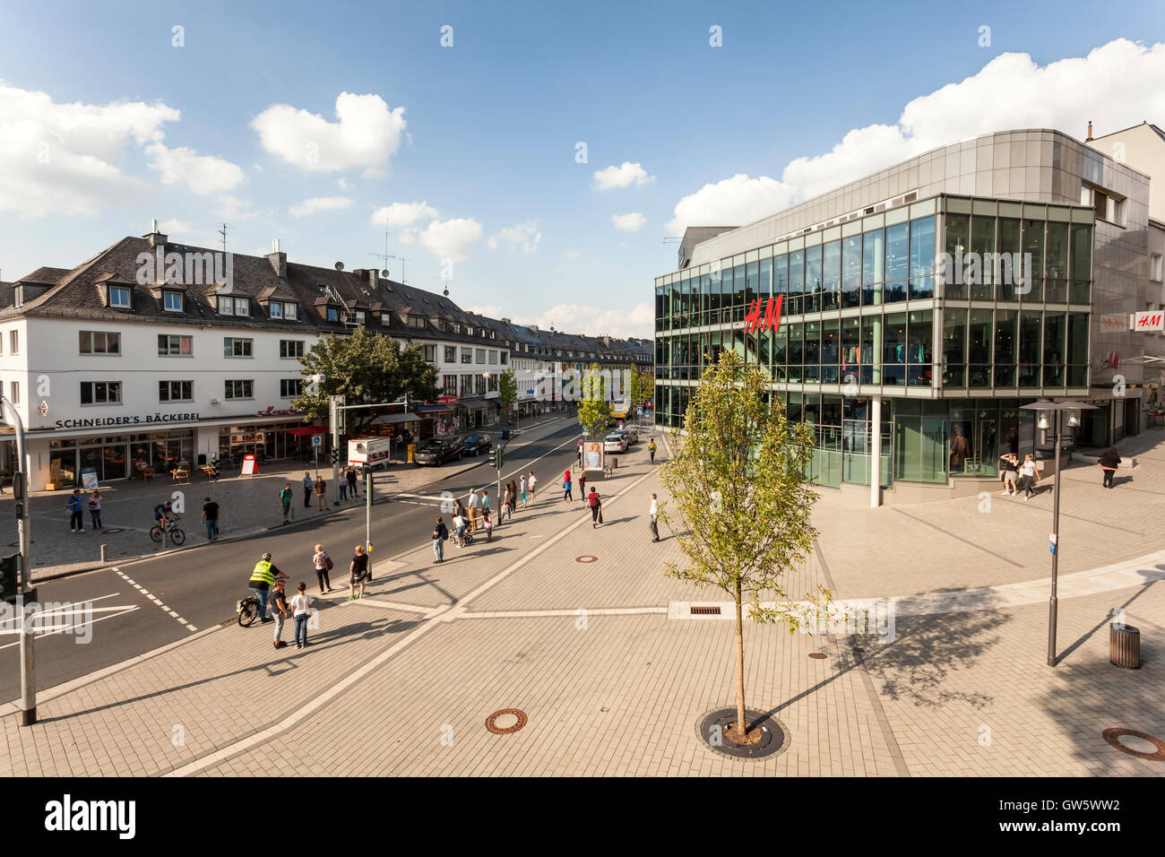 Square in the city of Siegen, Germany Stock Photo - Alamy