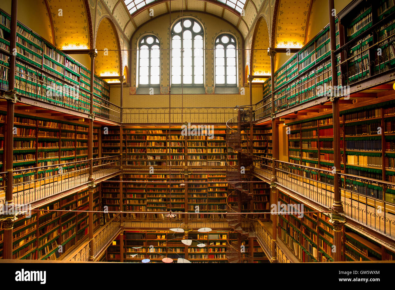 library at rijksmuseum amsterdam Stock Photo - Alamy
