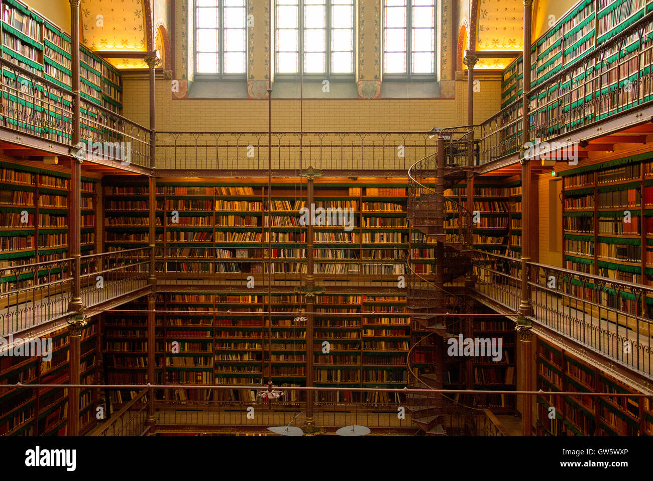 library at rijksmuseum amsterdam Stock Photo - Alamy