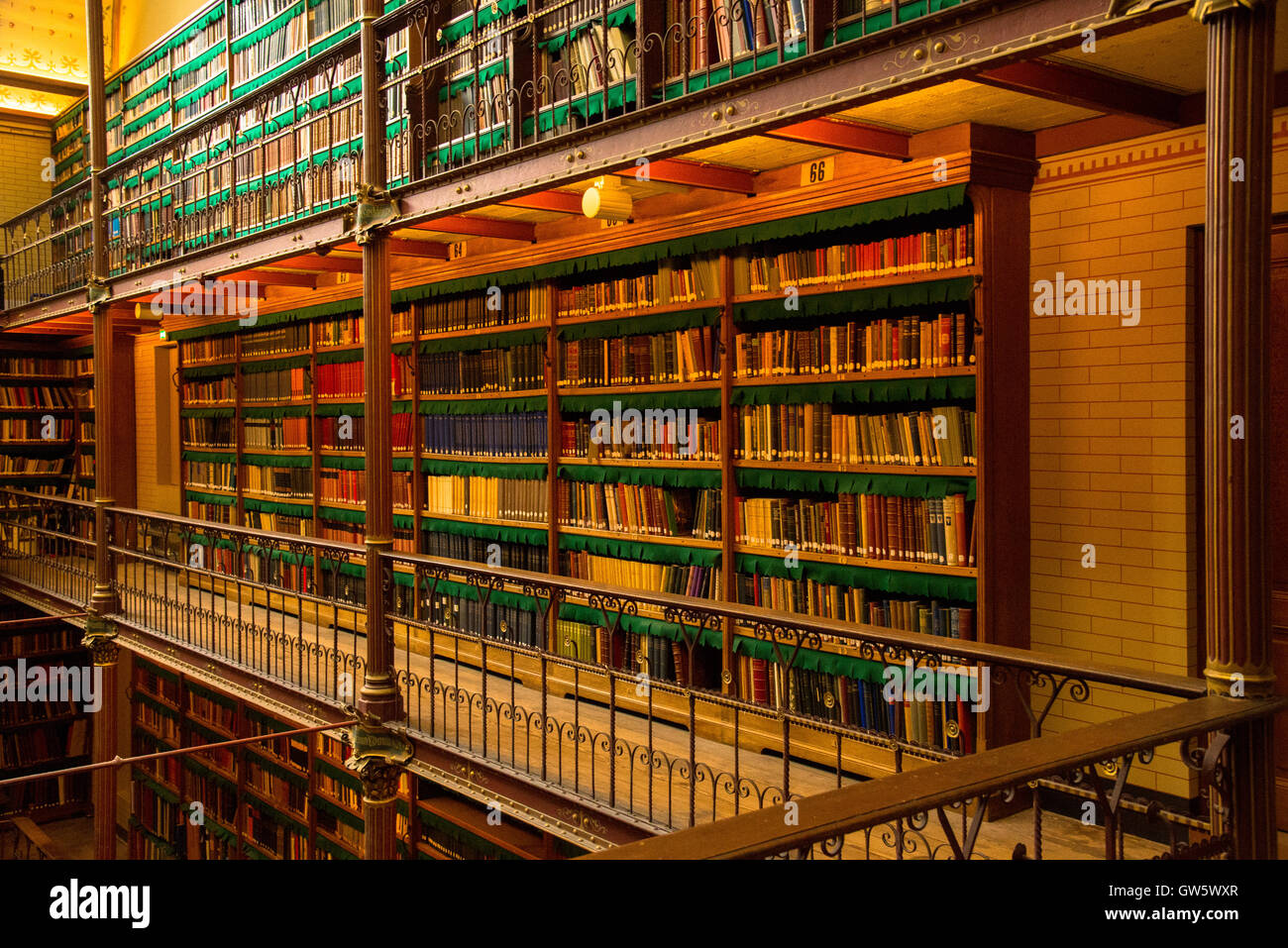 library at rijksmuseum amsterdam Stock Photo - Alamy