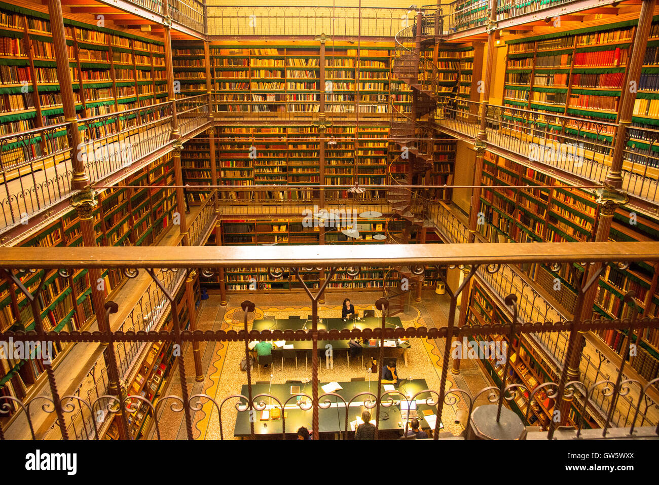 library at rijksmuseum amsterdam Stock Photo - Alamy