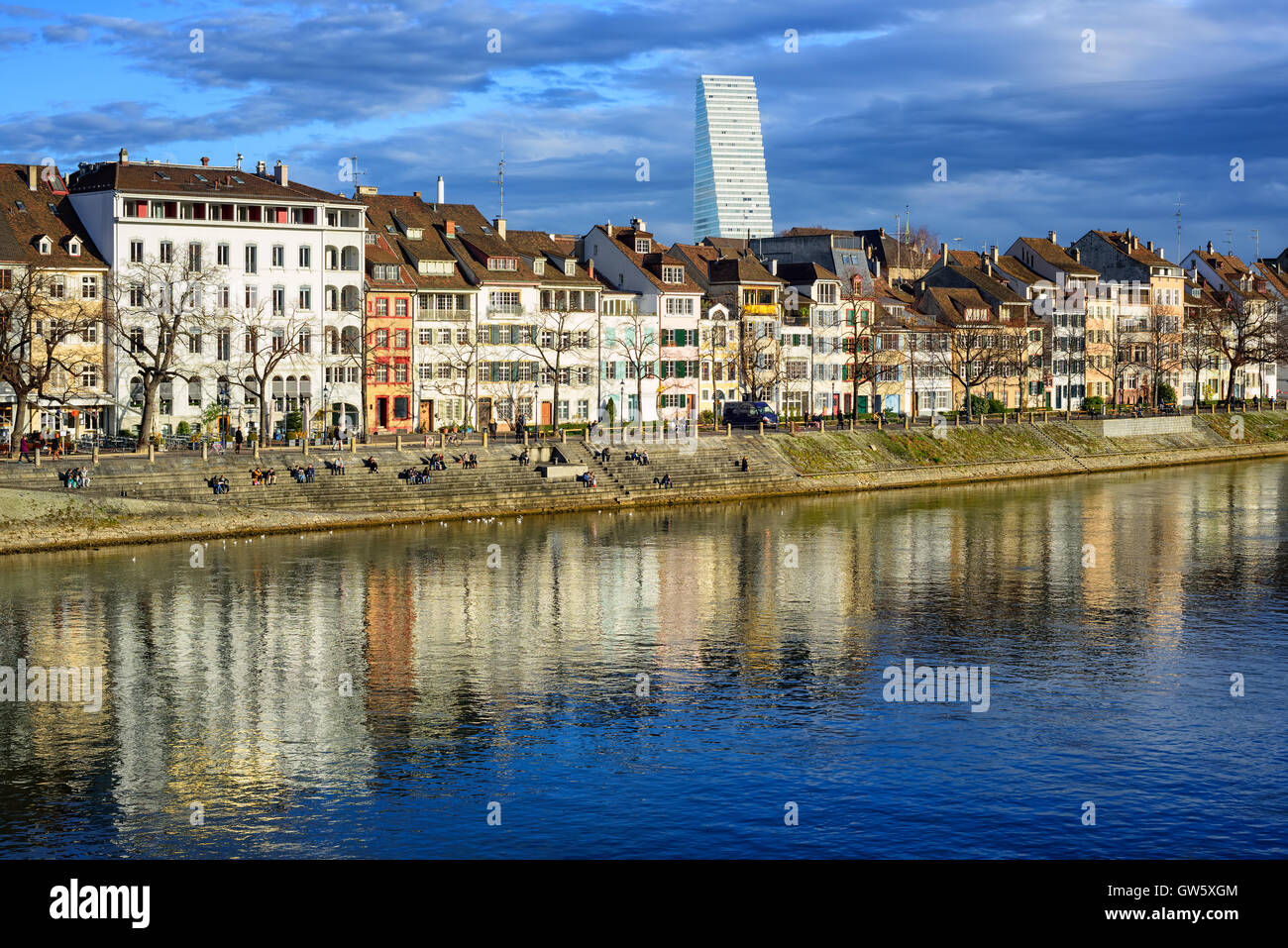 Roche tower basel hi-res stock photography and images - Alamy