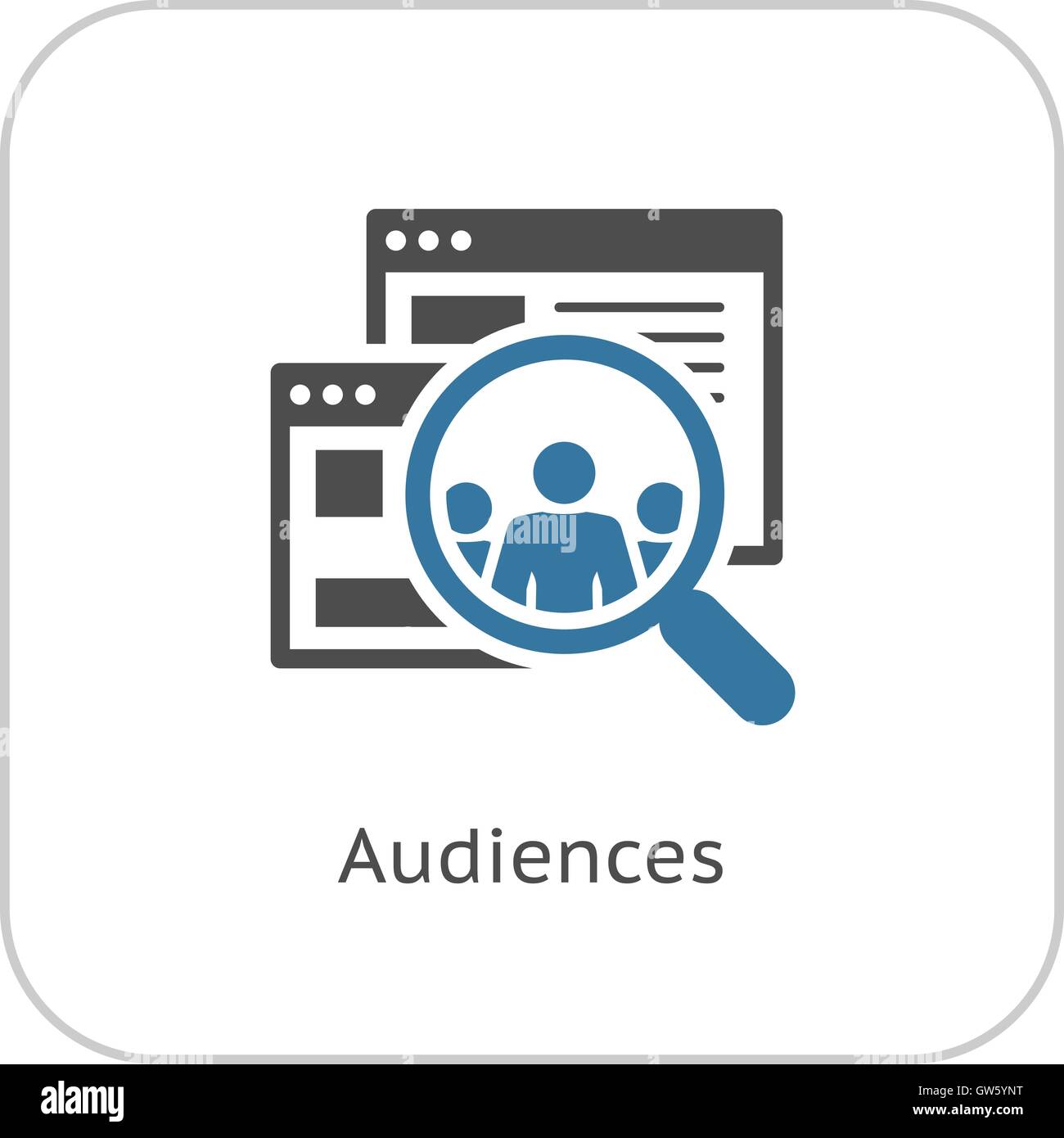 Audiences Icon. Flat Design Stock Vector Image & Art - Alamy