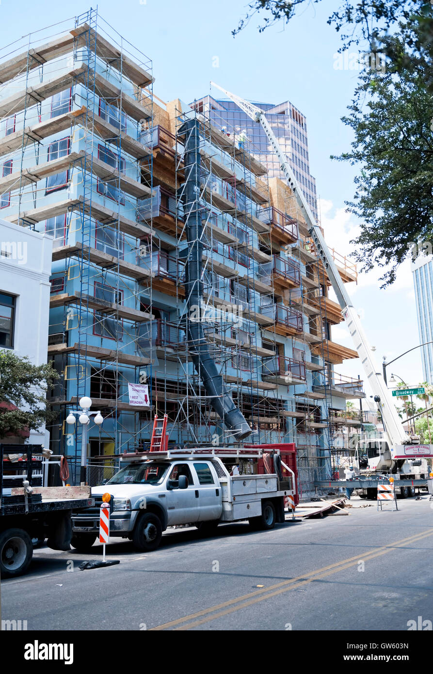 Construction zone in Tucson Arizona Stock Photo - Alamy