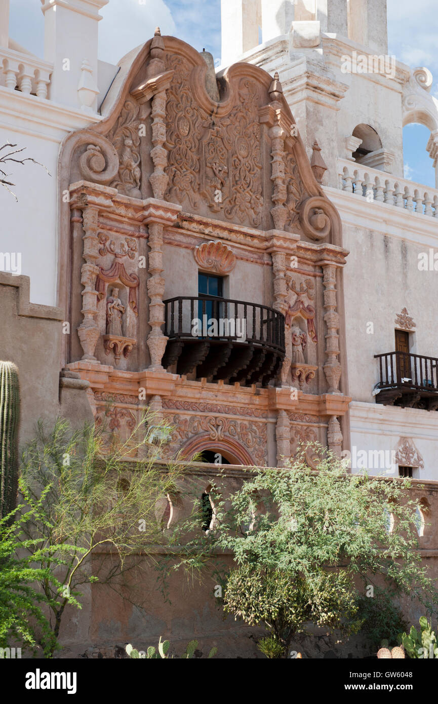 San Xavier del Bac historic Spanish Catholic mission located about 10 ...