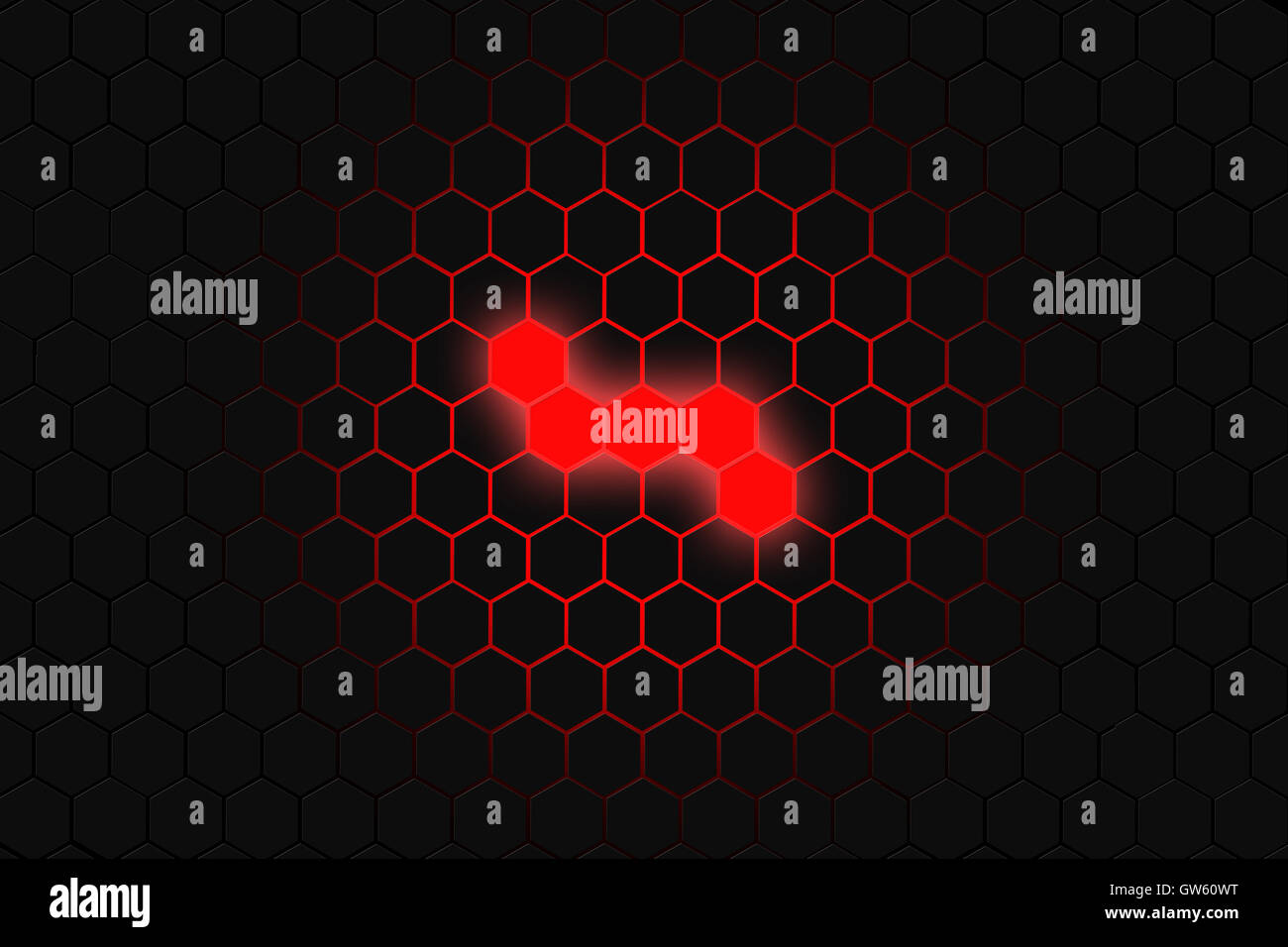 Neon hexagon hi-res stock photography and images - Alamy