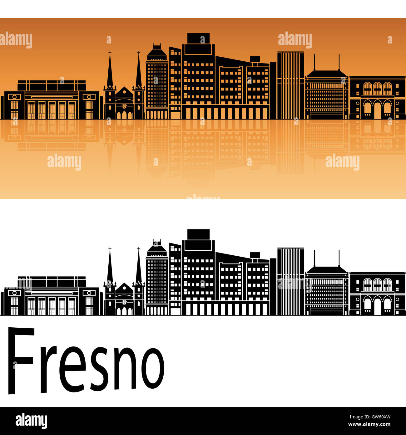 Fresno skyline hi-res stock photography and images - Alamy