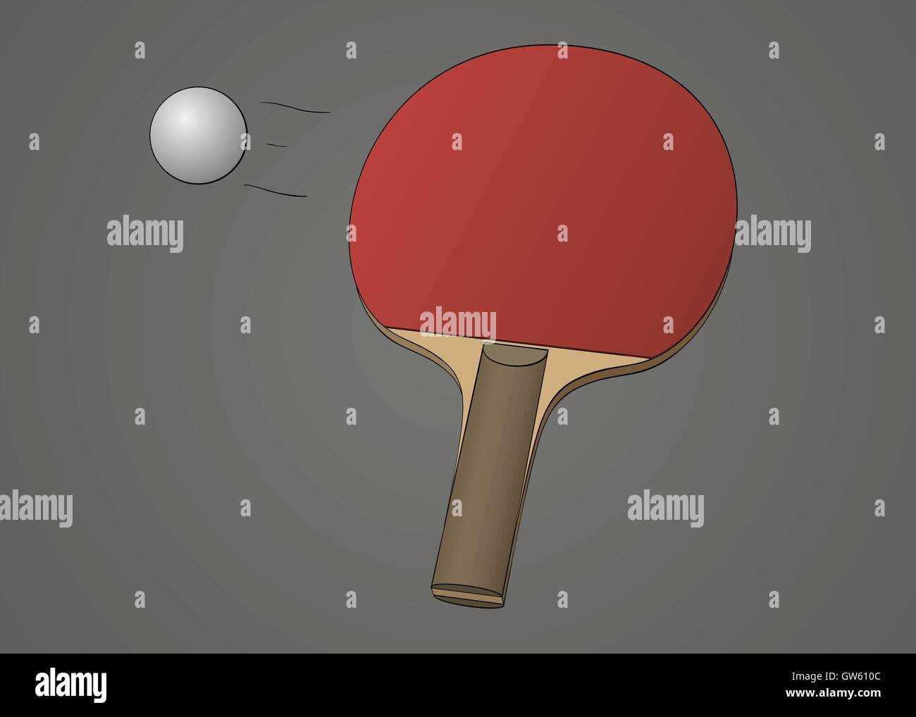 Table tennis racket Stock Vector Image & Art - Alamy