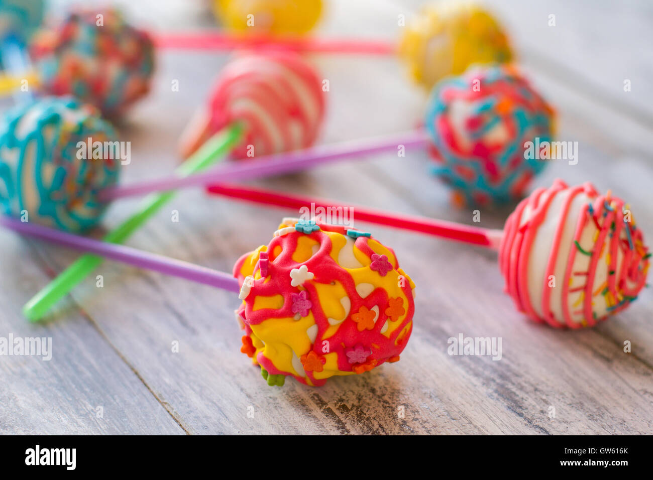 Colorful round sweets Stock Photo - Alamy