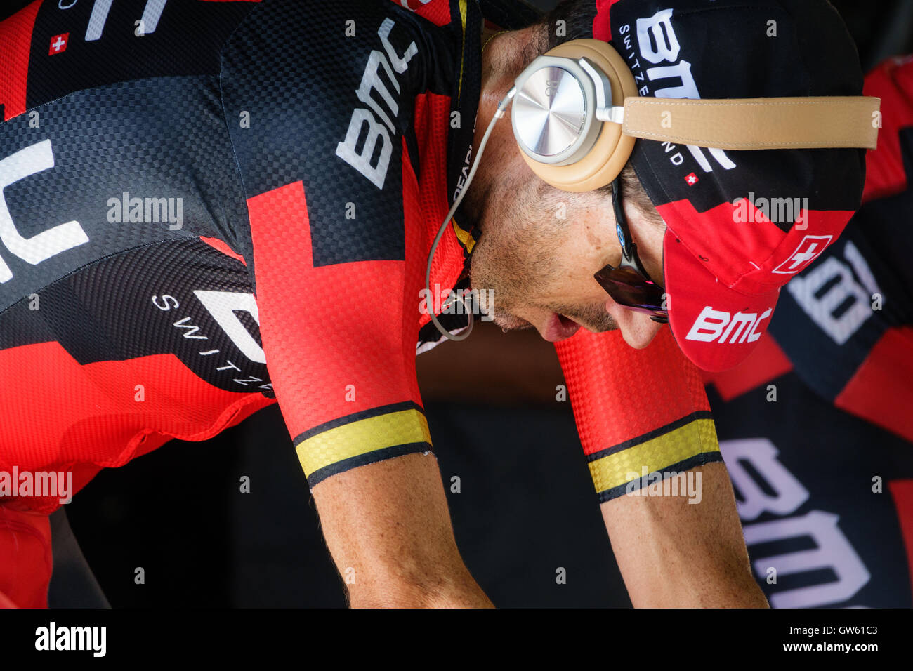 Samuel Sanchez, Team BMC Stock Photo - Alamy