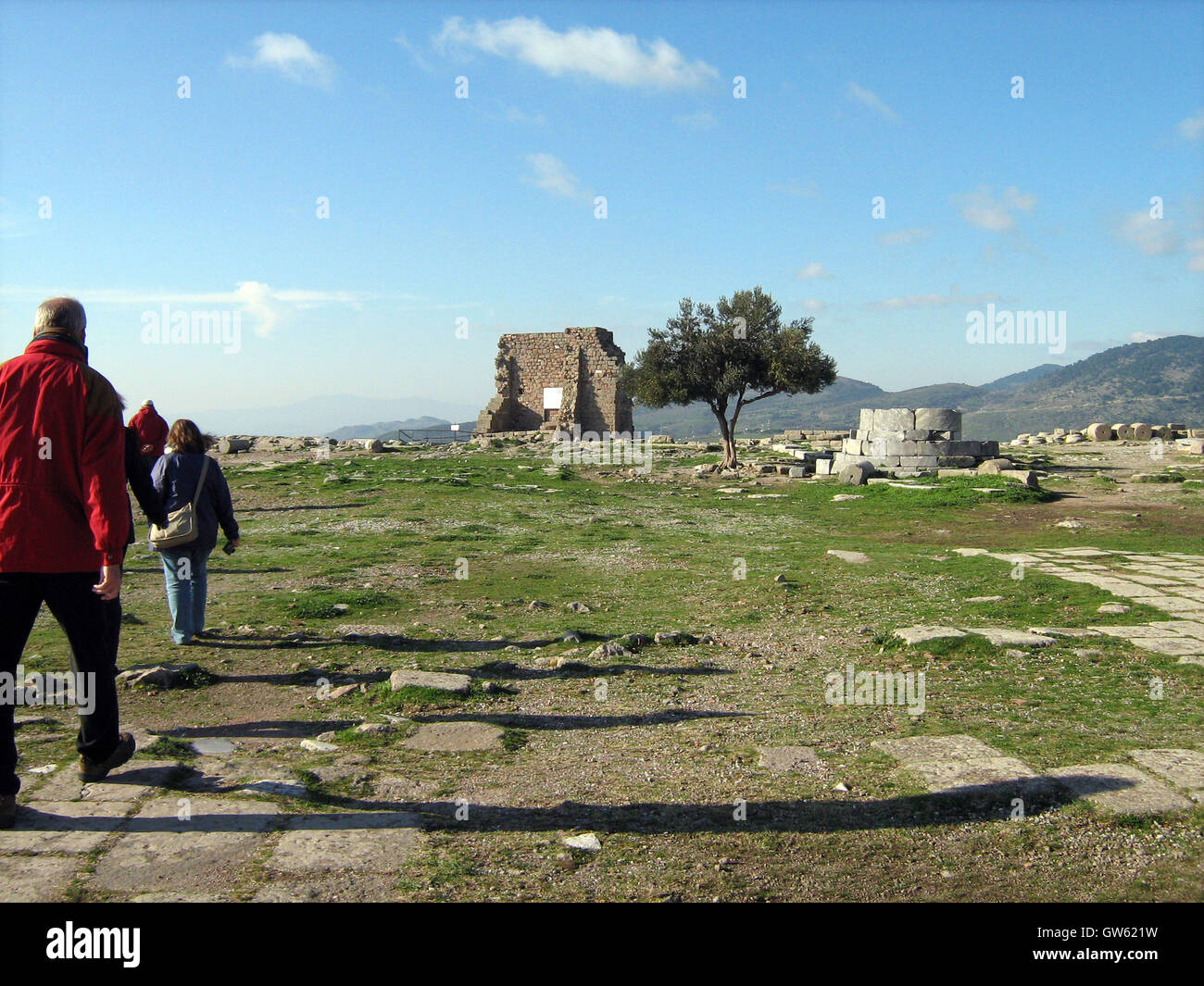 Pergamum Archaeological Site, ancient Greek city in Aeolis,Turkey Stock ...