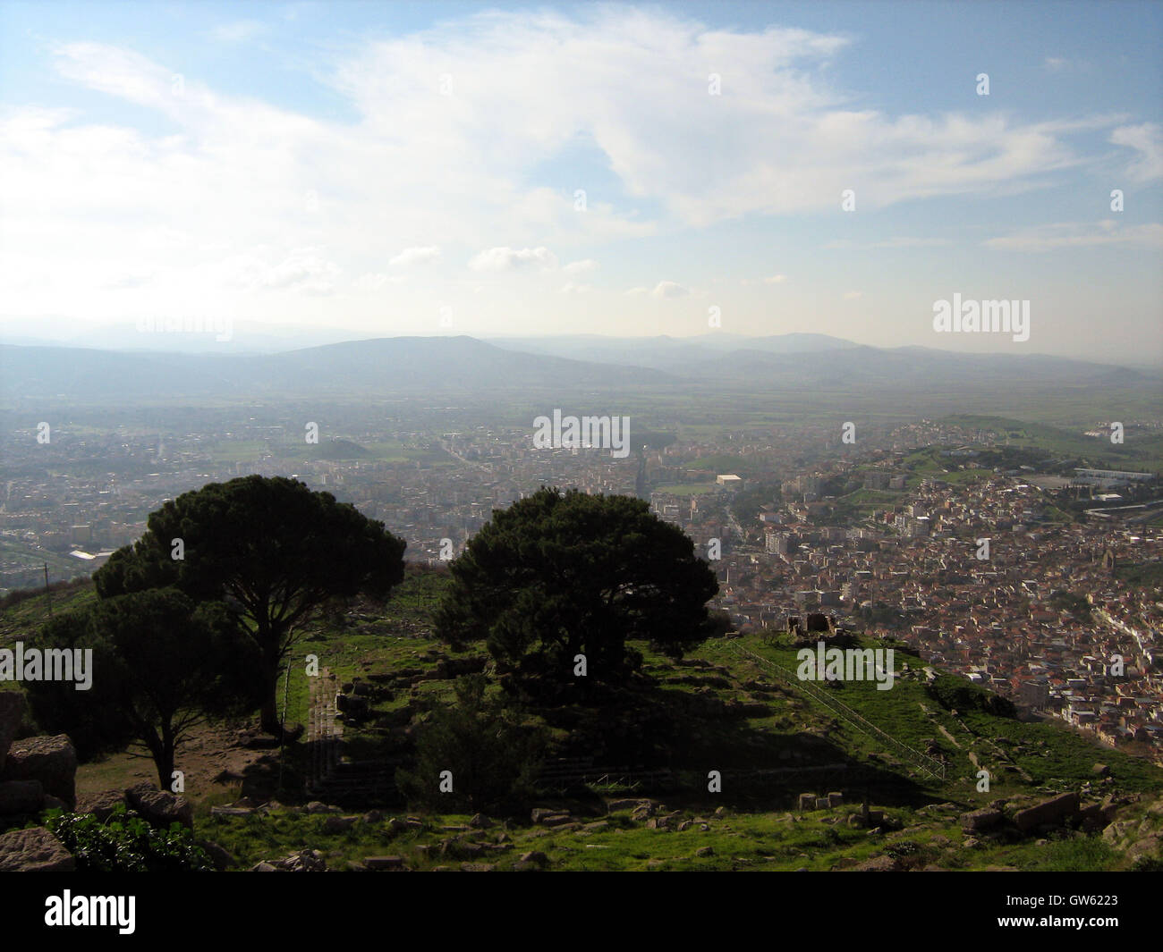 Pergamum Archaeological Site, ancient Greek city in Aeolis,Turkey Stock ...