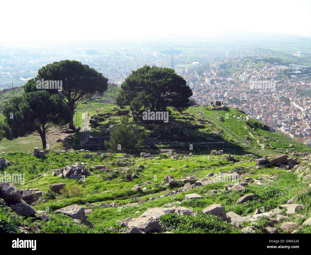 Pergamum Archaeological Site, ancient Greek city in Aeolis,Turkey Stock ...