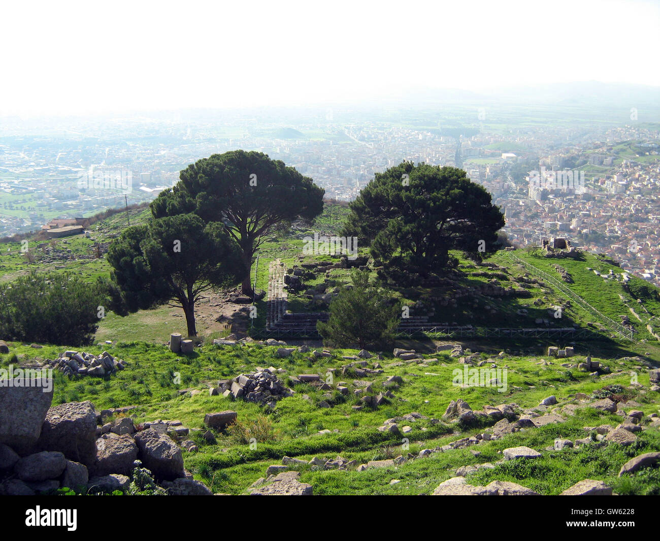 Pergamum Archaeological Site, ancient Greek city in Aeolis,Turkey Stock ...