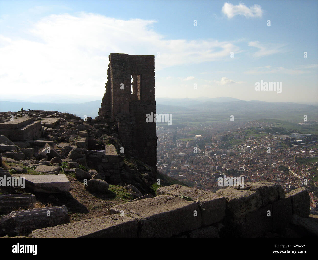 Pergamum Archaeological Site, ancient Greek city in Aeolis,Turkey Stock ...