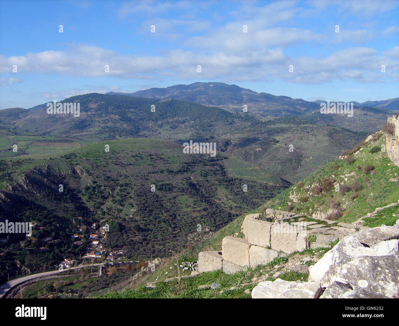 Pergamum Archaeological Site, ancient Greek city in Aeolis,Turkey Stock ...