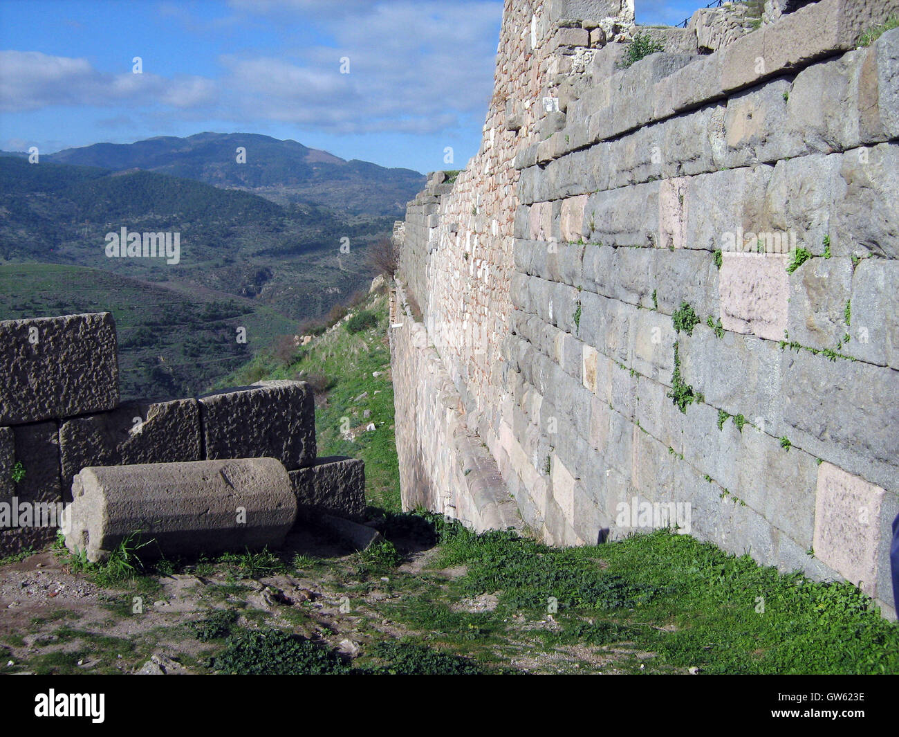 Pergamum Archaeological Site, ancient Greek city in Aeolis,Turkey Stock ...
