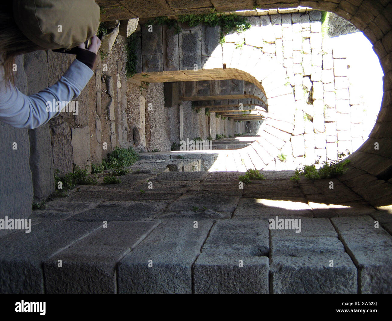 Pergamum Archaeological Site, ancient Greek city in Aeolis,Turkey Stock ...