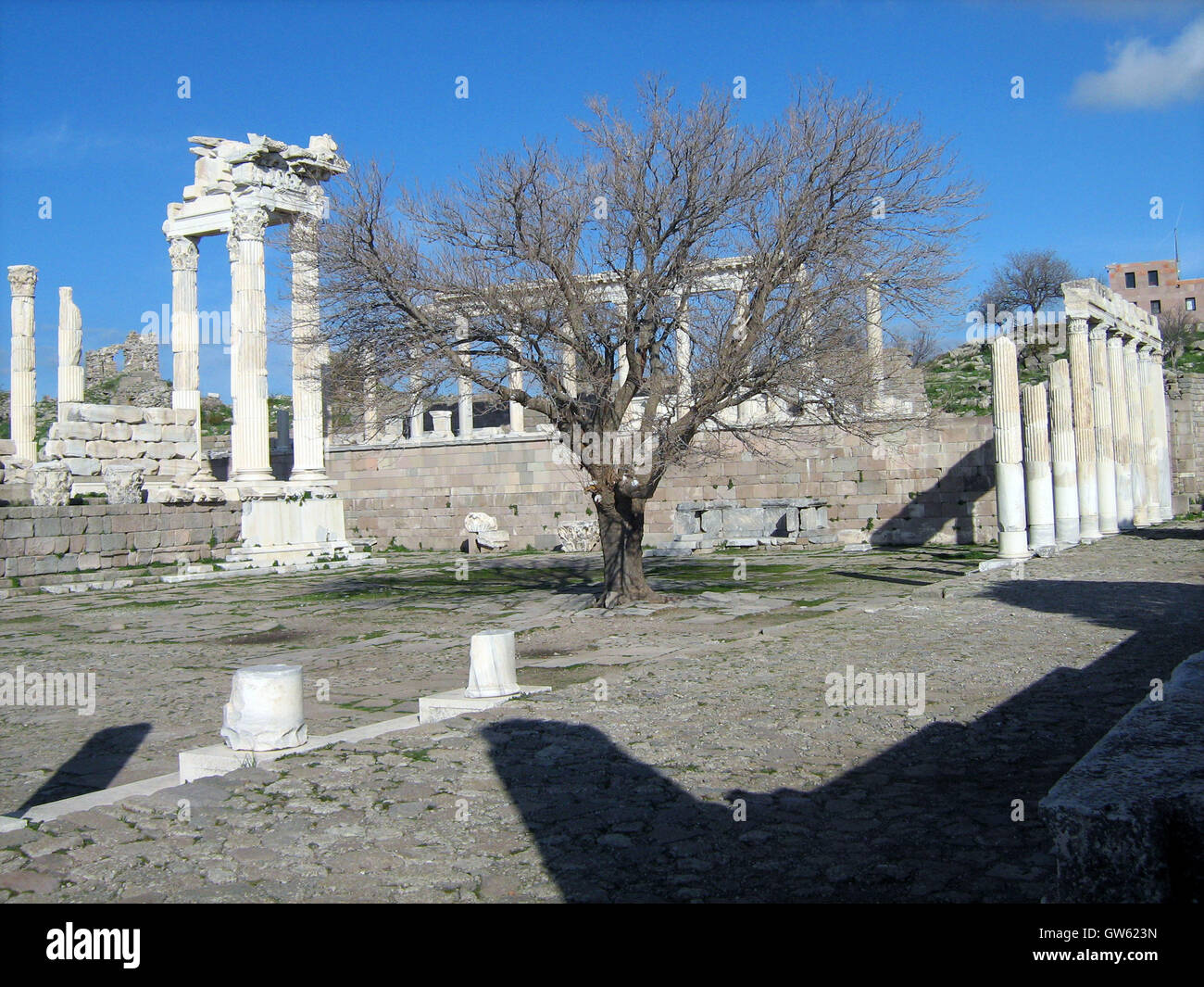 Pergamum Archaeological Site, ancient Greek city in Aeolis,Turkey Stock ...