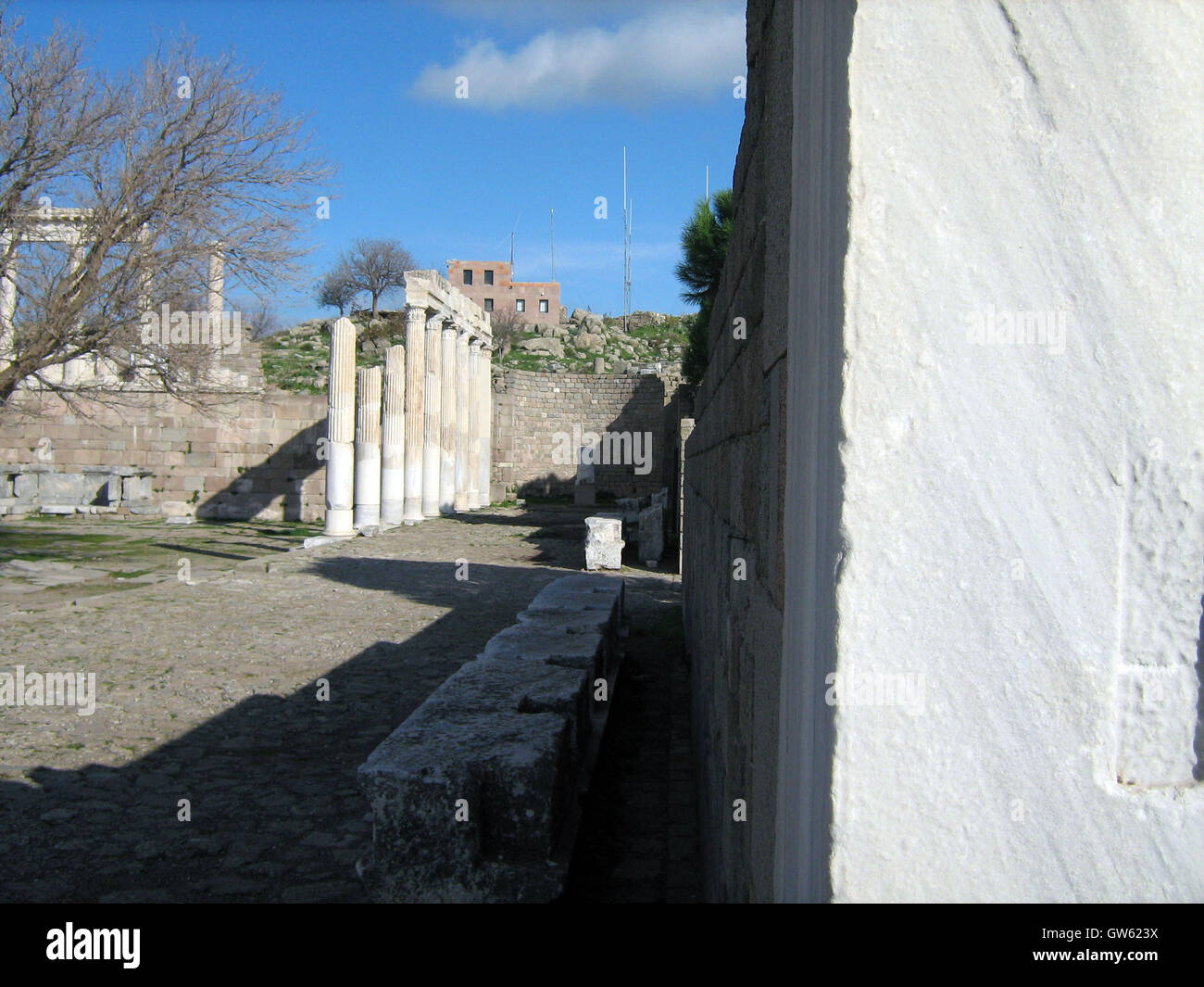 Pergamum Archaeological Site, ancient Greek city in Aeolis,Turkey Stock ...