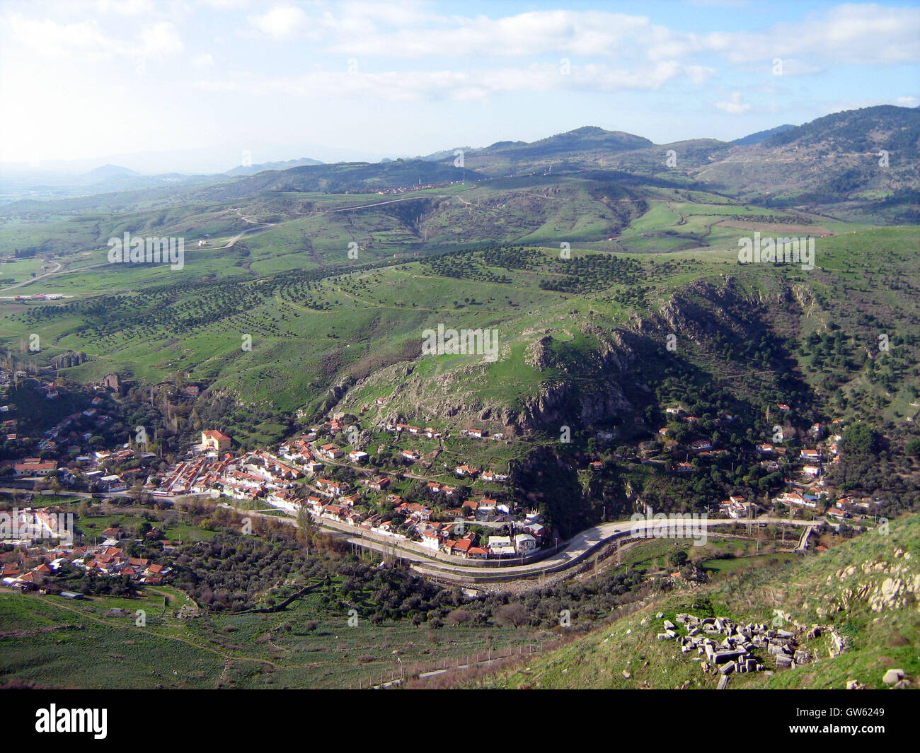 Pergamum Archaeological Site, ancient Greek city in Aeolis,Turkey Stock ...