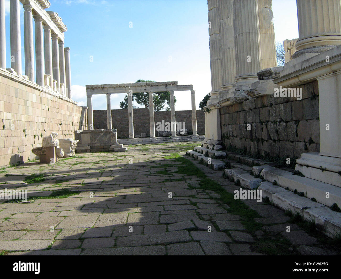 Pergamum Archaeological Site, ancient Greek city in Aeolis,Turkey Stock ...