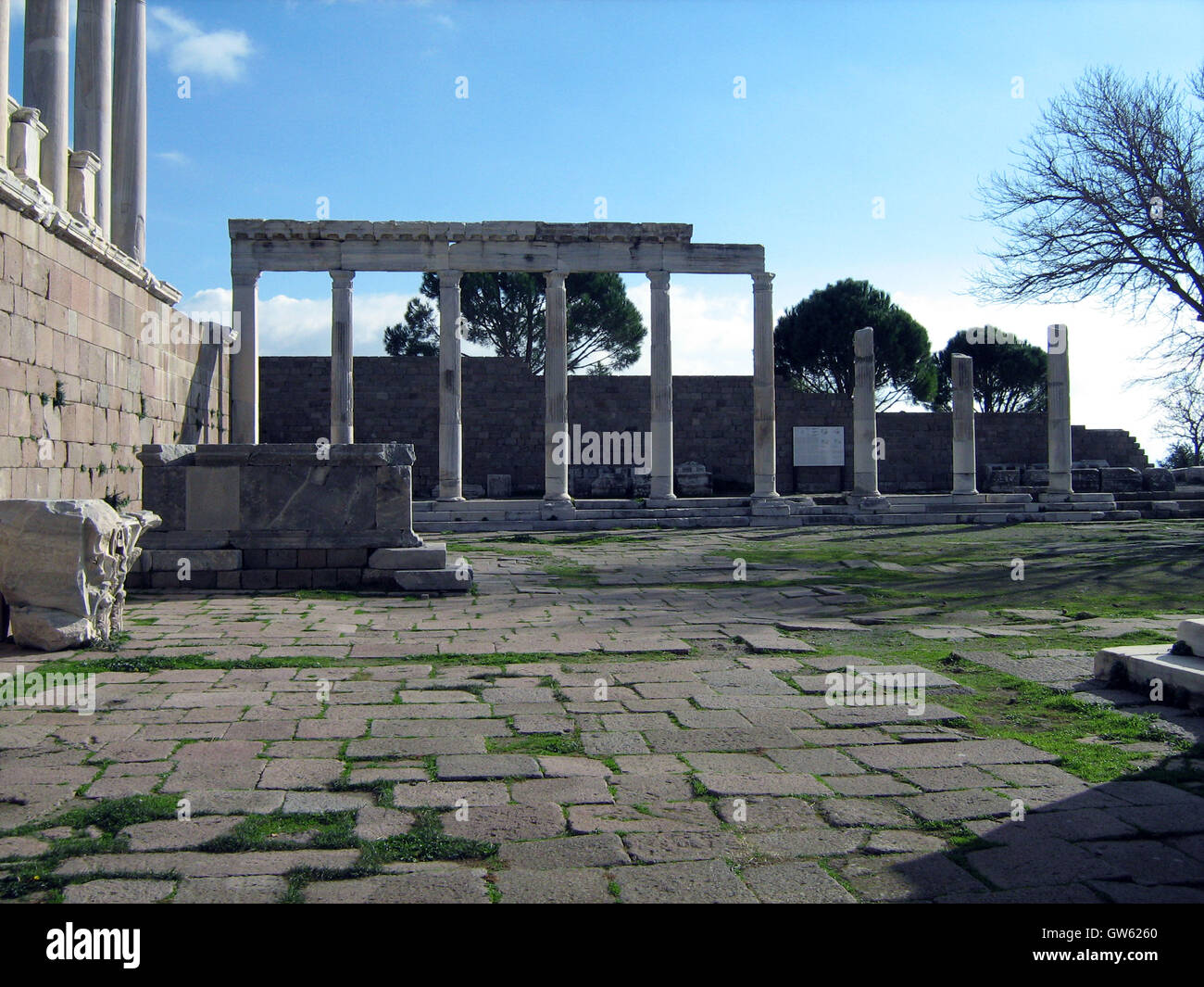 Pergamum Archaeological Site, ancient Greek city in Aeolis,Turkey Stock ...