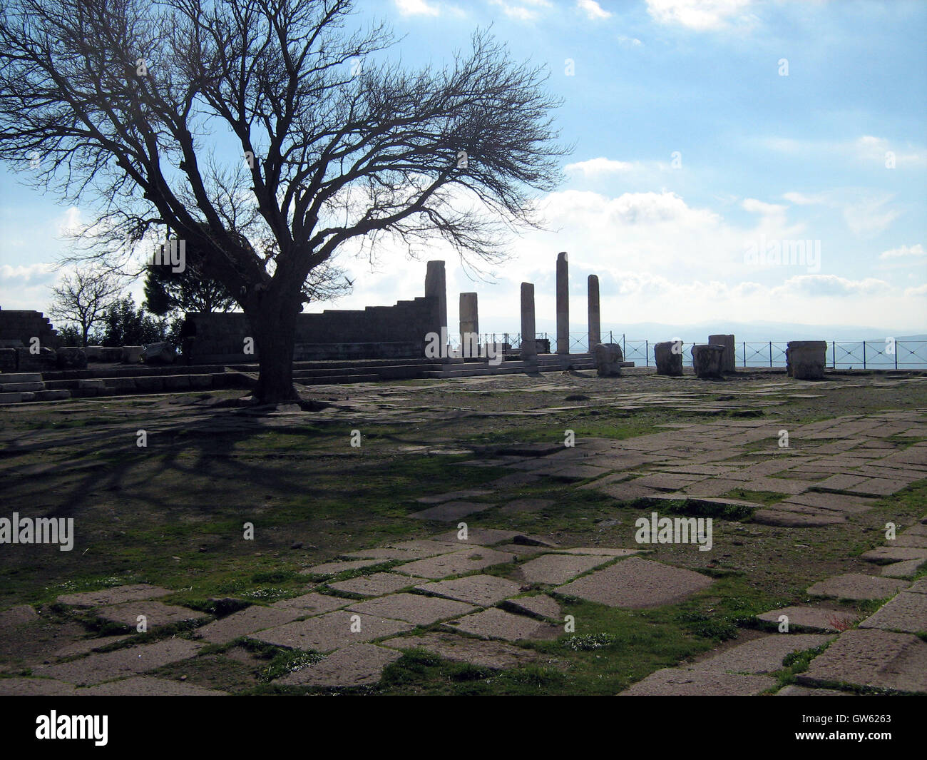 Pergamum Archaeological Site, ancient Greek city in Aeolis,Turkey Stock ...
