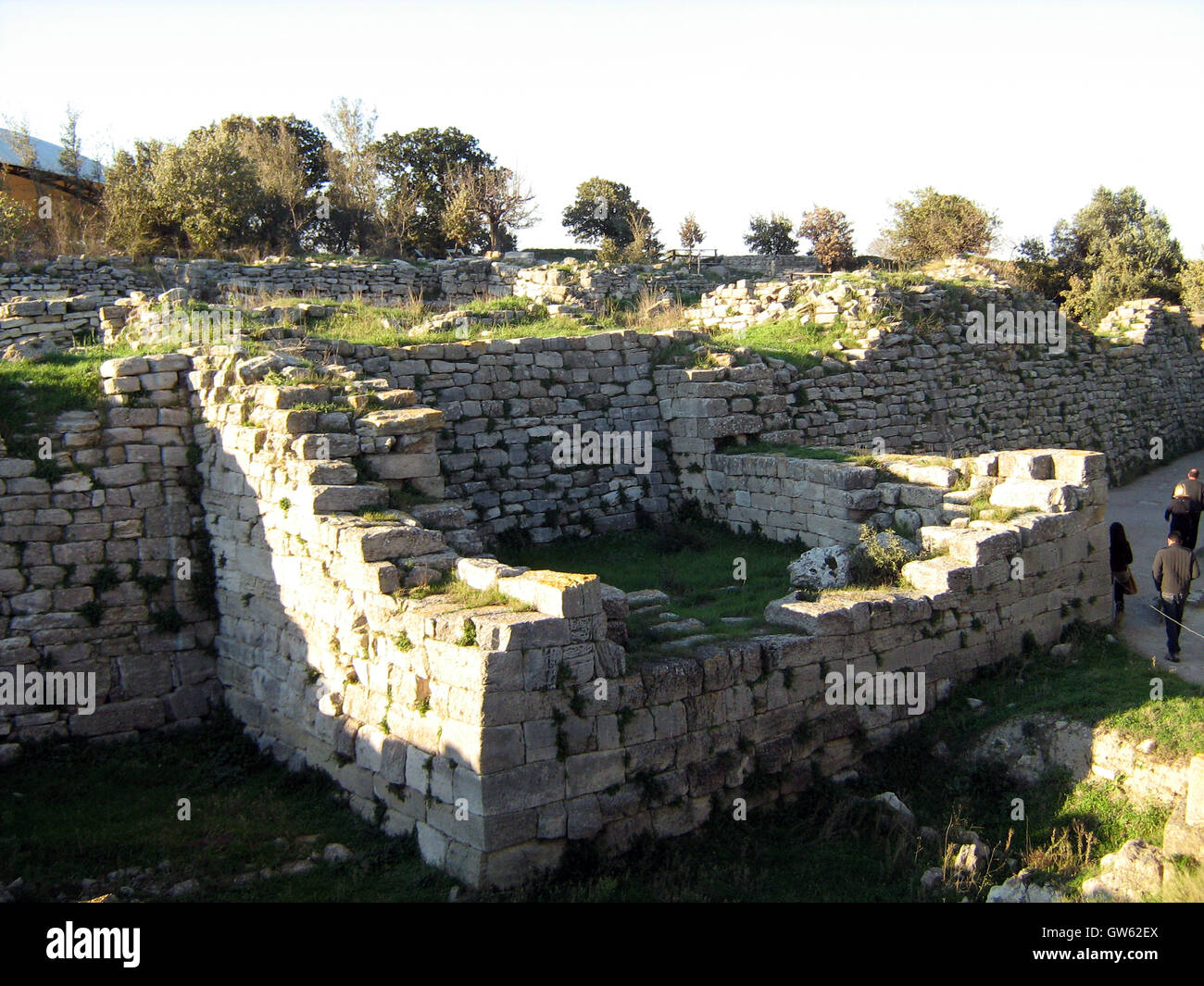 Troy, Ilios; Latin: Trōia and Īlium, Archaeological Site, Turkey Stock ...