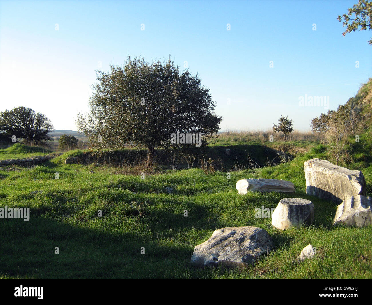 Troy, Ilios; Latin: Trōia and Īlium, Archaeological Site, Turkey Stock ...