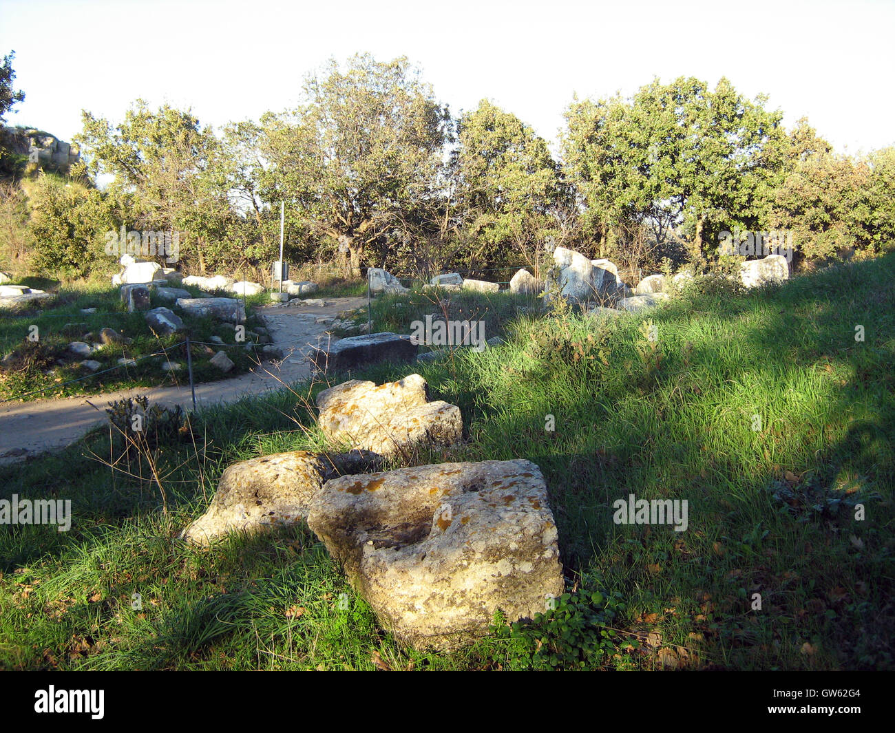 Troy, Ilios; Latin: Trōia and Īlium, Archaeological Site, Turkey Stock ...
