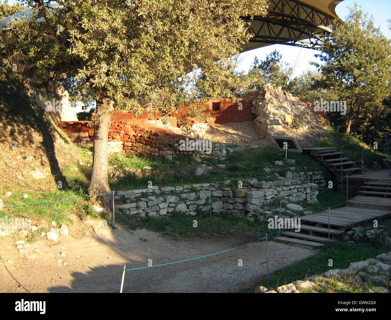 Troy, Ilios; Latin: Trōia and Īlium, Archaeological Site, Turkey Stock ...
