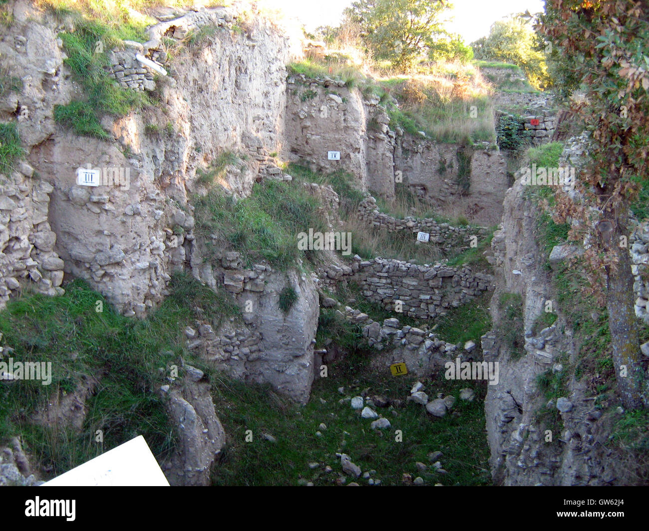 Troy, Ilios; Latin: Trōia and Īlium, Archaeological Site, Turkey Stock ...