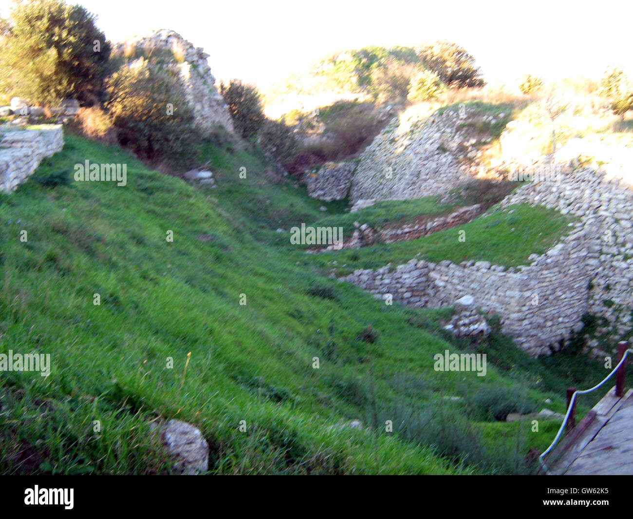 Troy, Ilios; Latin: Trōia and Īlium, Archaeological Site, Turkey Stock ...