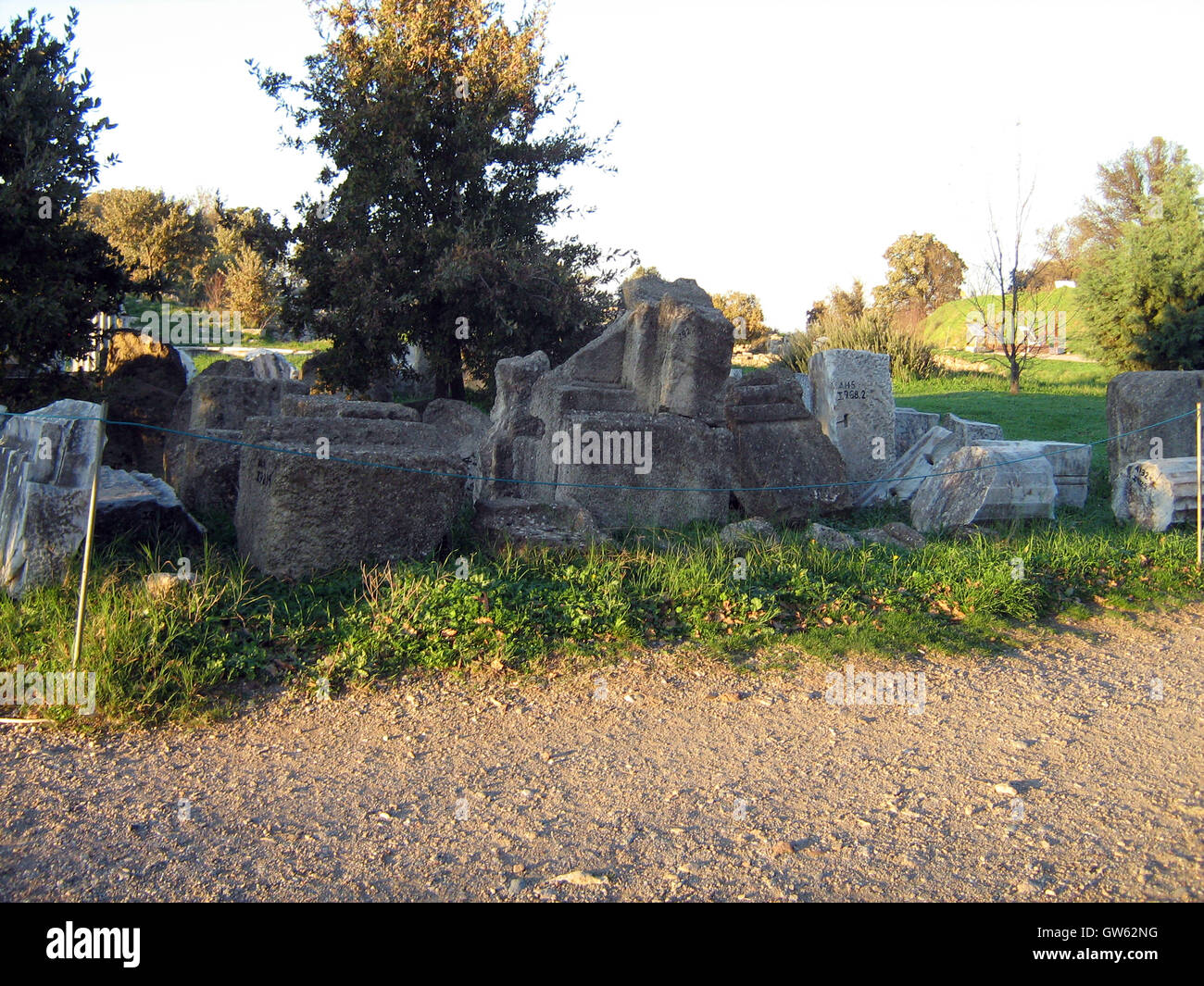 Troy, Ilios; Latin: Trōia and Īlium, Archaeological Site, Turkey Stock ...