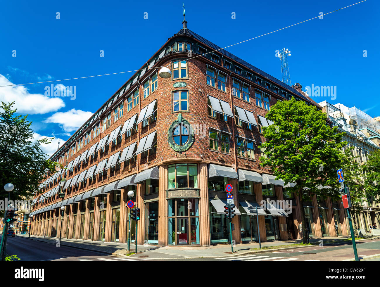 Buildings in the city centre of Oslo, the Capital of Norway Stock Photo ...