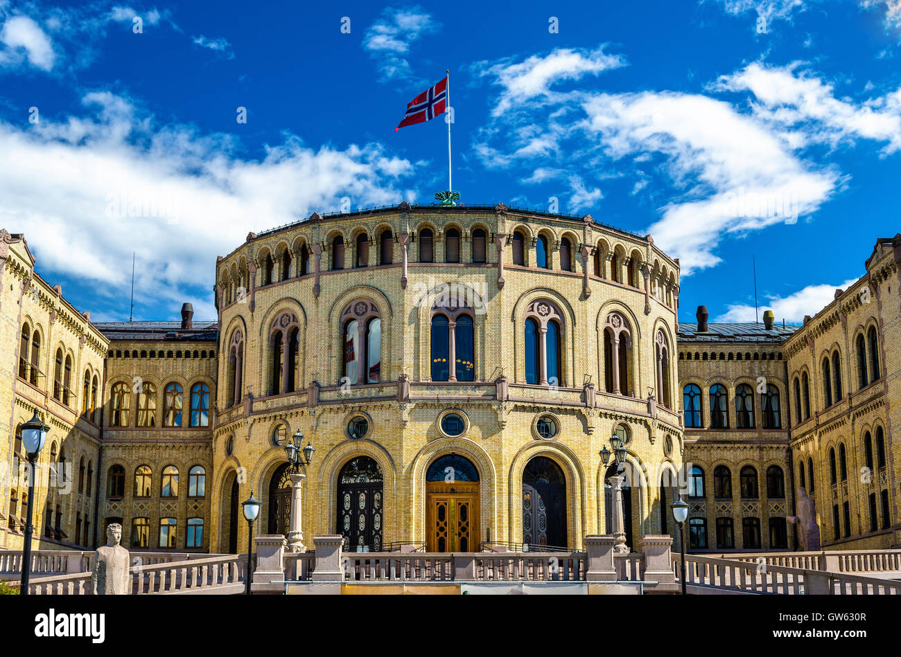 The Storting, the Norwegian parliament in Oslo Stock Photo - Alamy