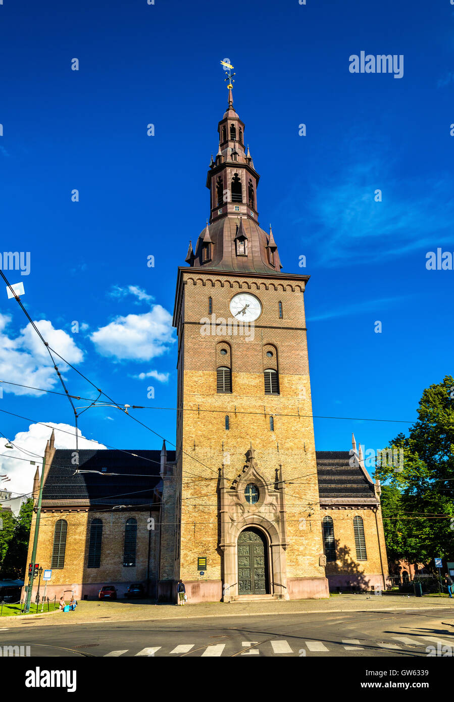 View of Oslo Cathedral in Norway, formerly Our Savior's Church Stock ...