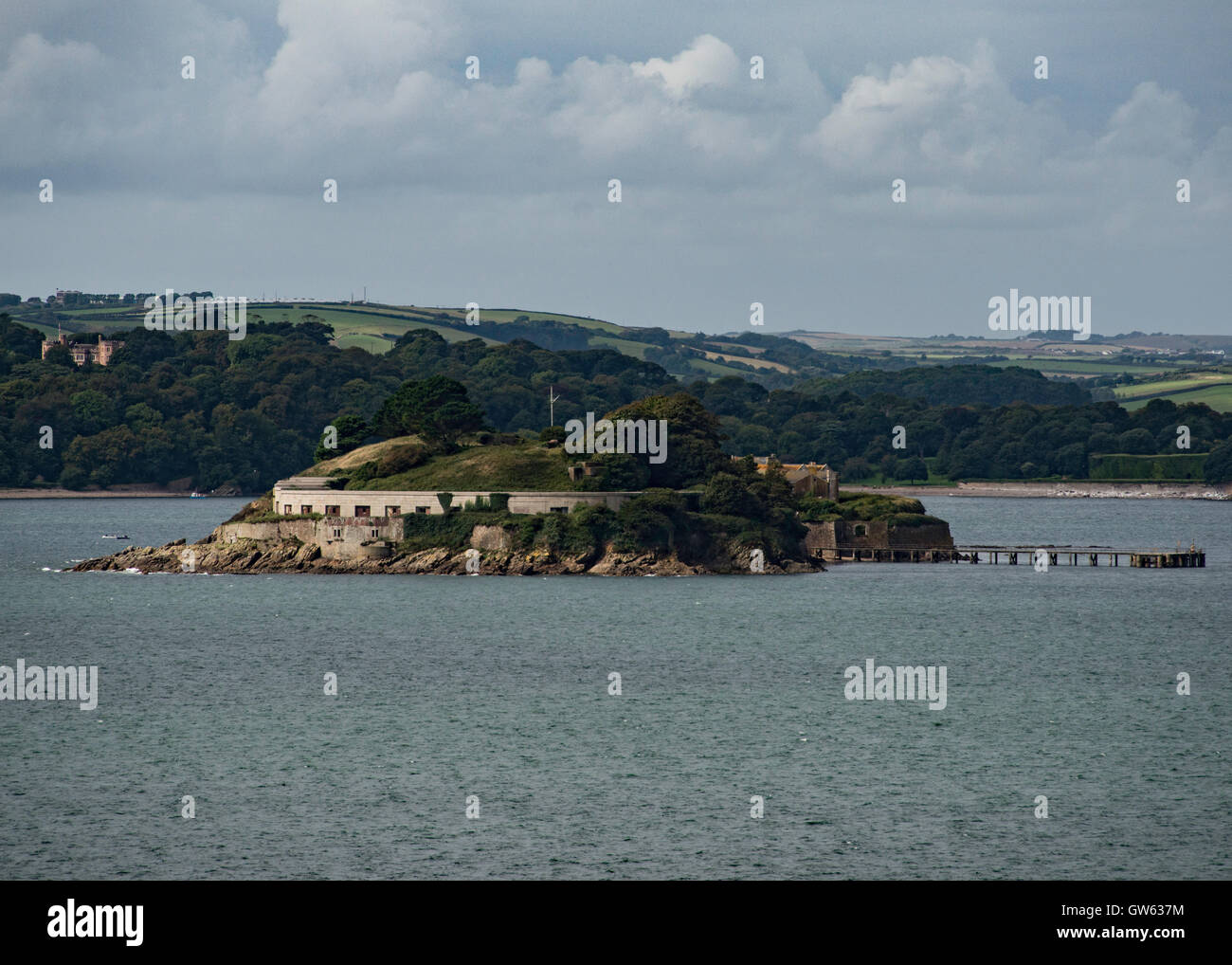 Plymouth drakes island hi-res stock photography and images - Alamy