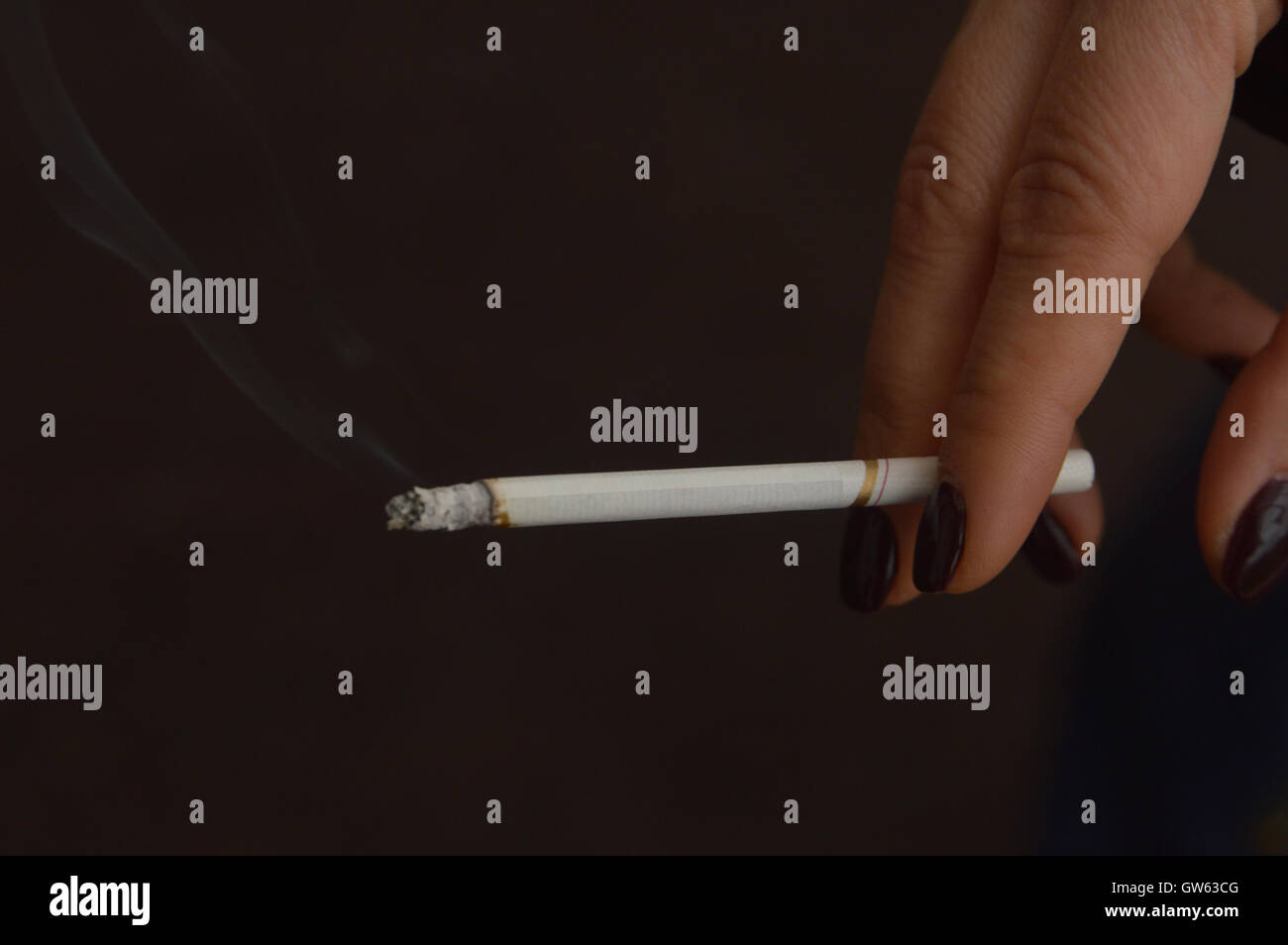 Lit Cigarette