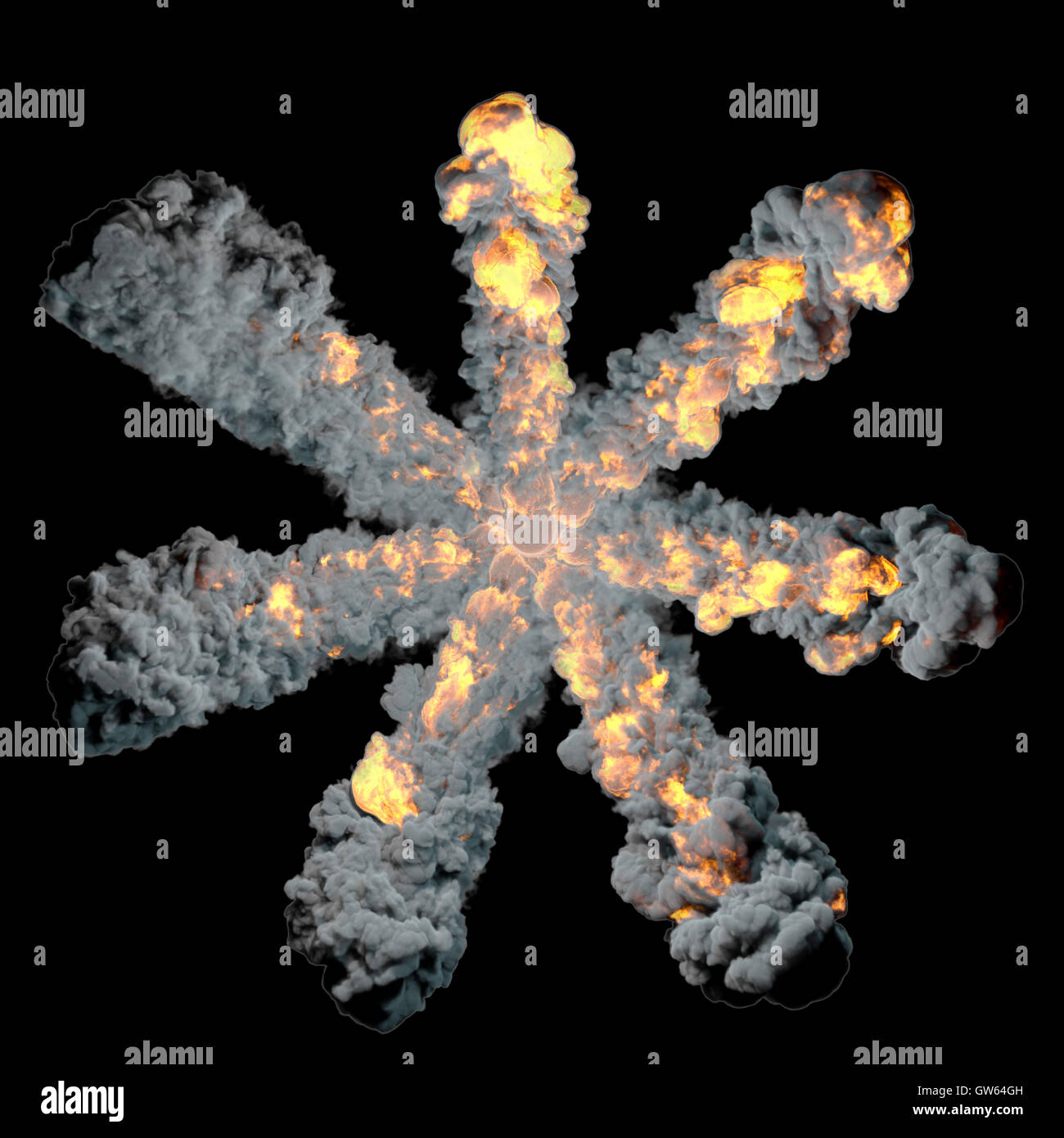 Fiery explosion hi-res stock photography and images - Alamy