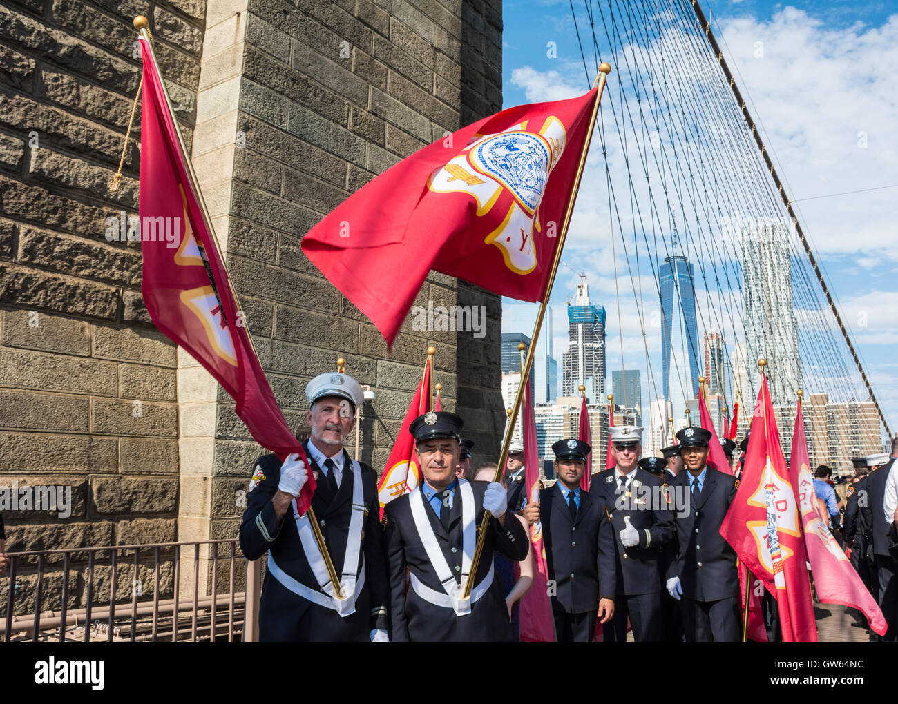 Firefighters from across the country joined New York City's bravest and ...