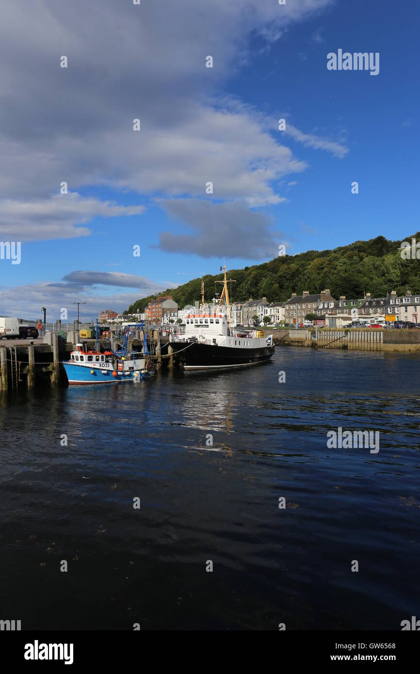 Rothesay harbour Isle of Bute Scotland August 2016 Stock Photo - Alamy