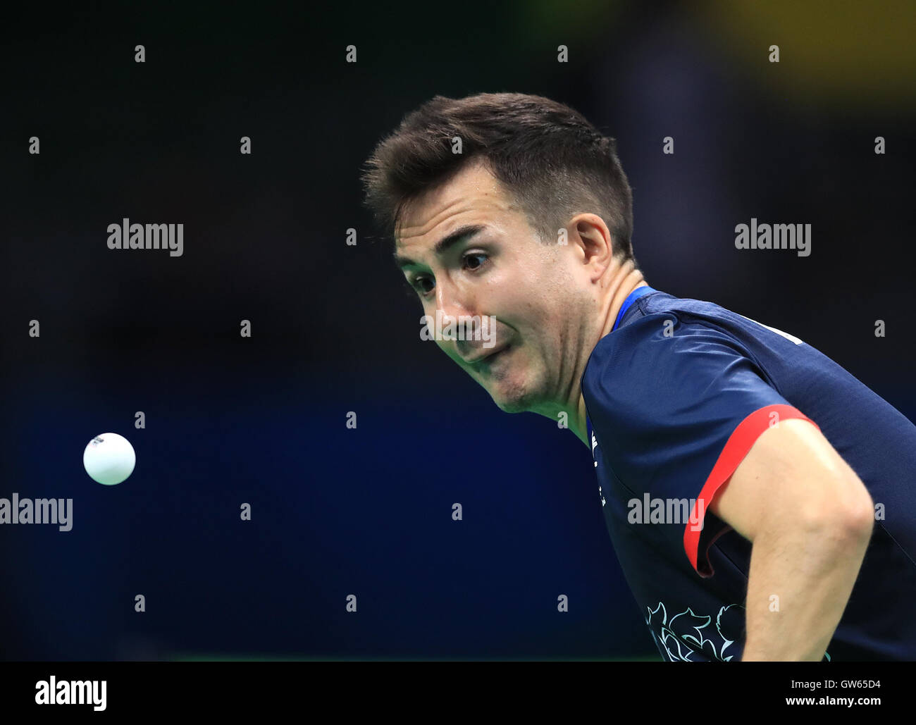Great Britain's Will Bailey competes in the Class 7 Mens Singles Table ...