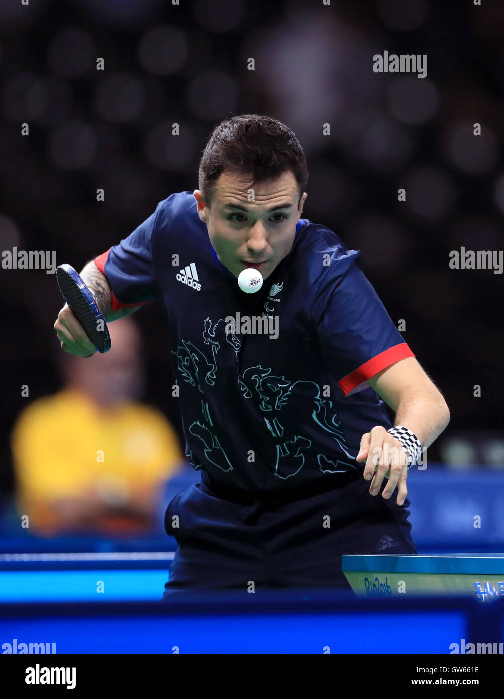 Great Britain's Will Bayley competes in the Class 7 Mens Singles Table ...